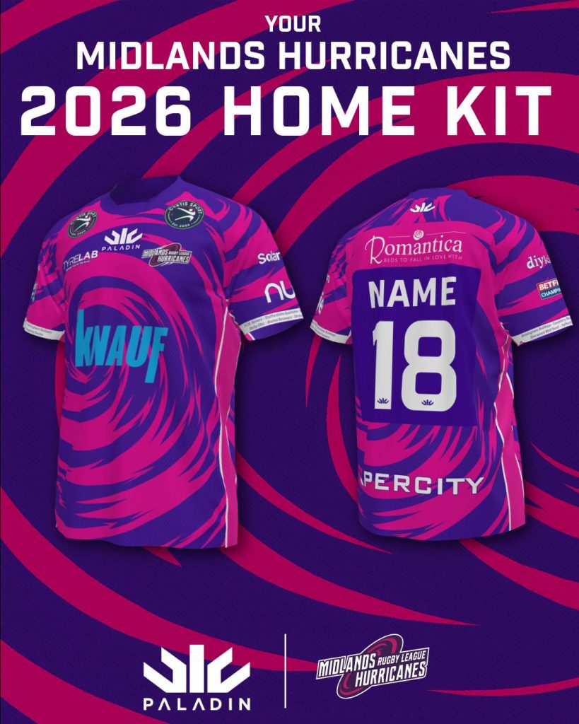 NEW HOME SHIRT NOW AVAILABLE - Midlands Hurricanes RLFC